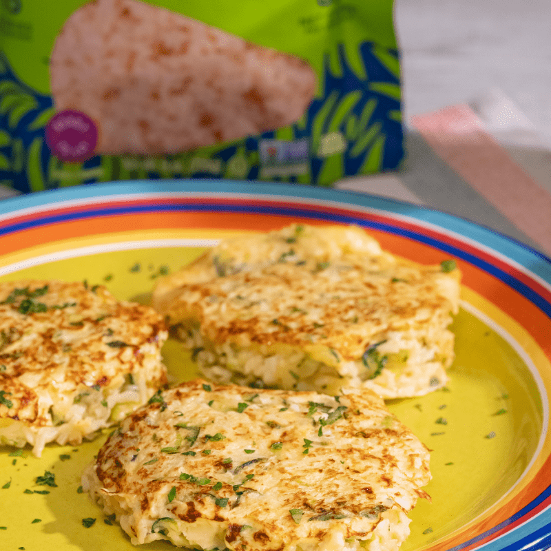 Heart of Palm Rice & Zucchini Patties – Natural Heaven
