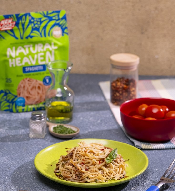 Spaghetti With Garlic And Herbs – Natural Heaven