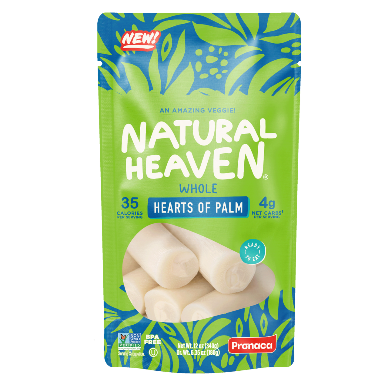 Natural Heaven Hearts of Palm Pasta & Rice Meals - Ready in 1 Minute!